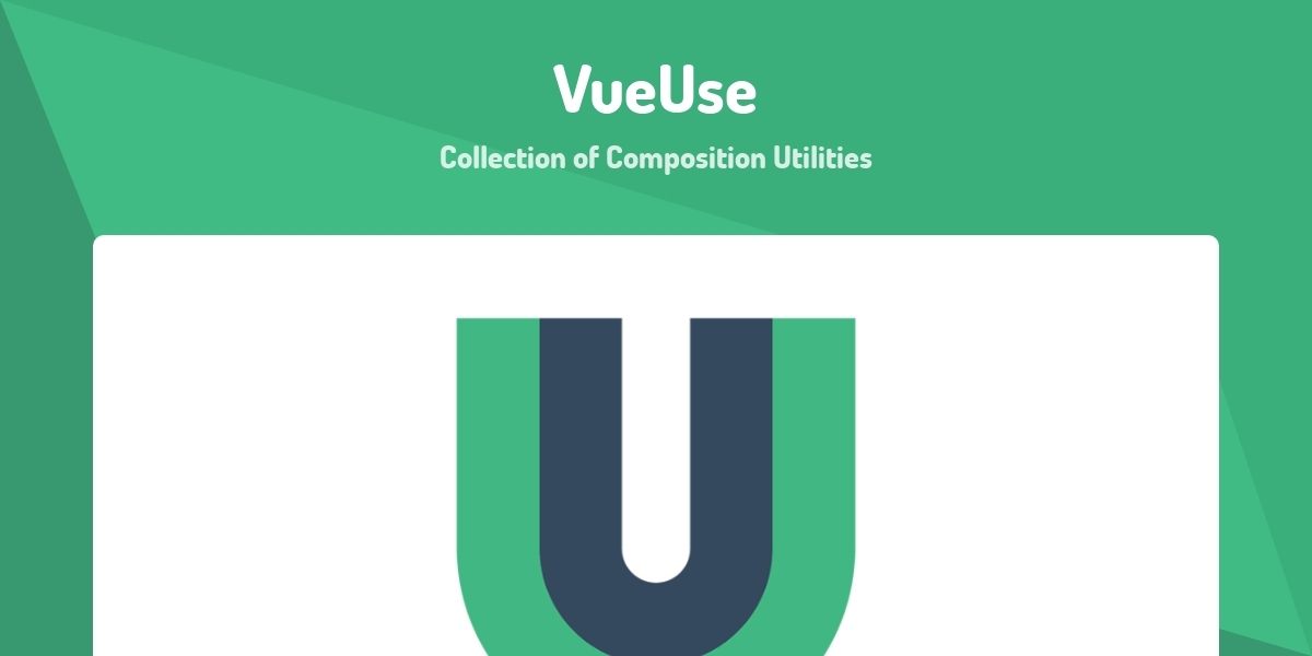 Vueuse Collection Of Composition Utilities Made With Vuejs 2100
